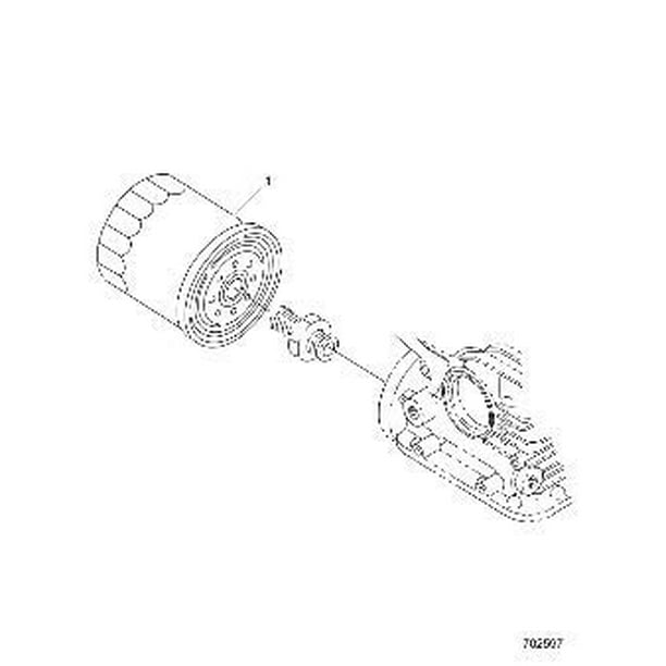 Polaris 3070549 Oil Filter Cartridge OEM for 2019-2021 Pro XD 2000D ...