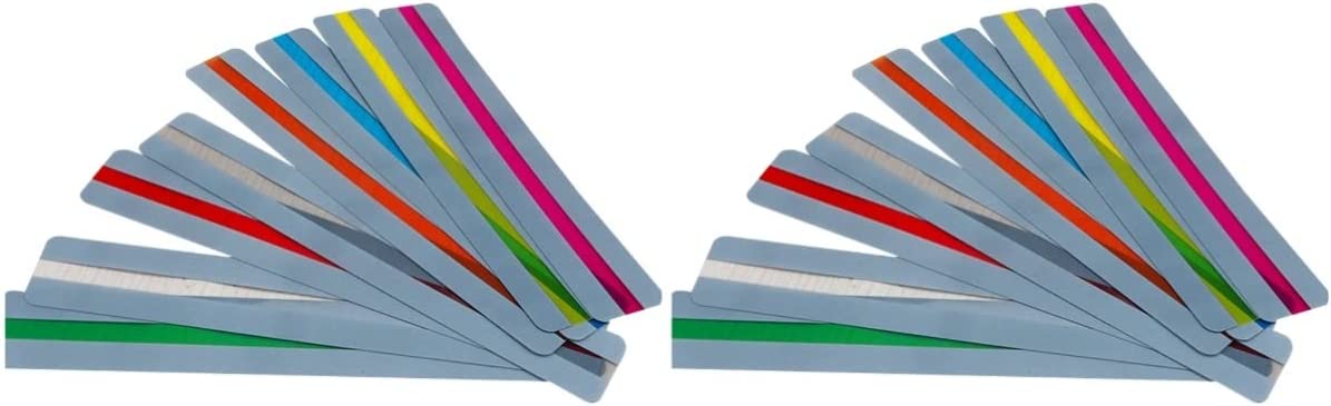 64 pcs Guide Education Highlight Guided of and Bookmark PVC Bookmarks ...