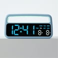Digital Alarm Clock Bedroom Desk Clocks with Daylights Saving Time Date Loud Alarms for Bedside ...