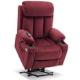 Large Power Lift Recliner Chair with Extended Footrest for Big and Tall ...