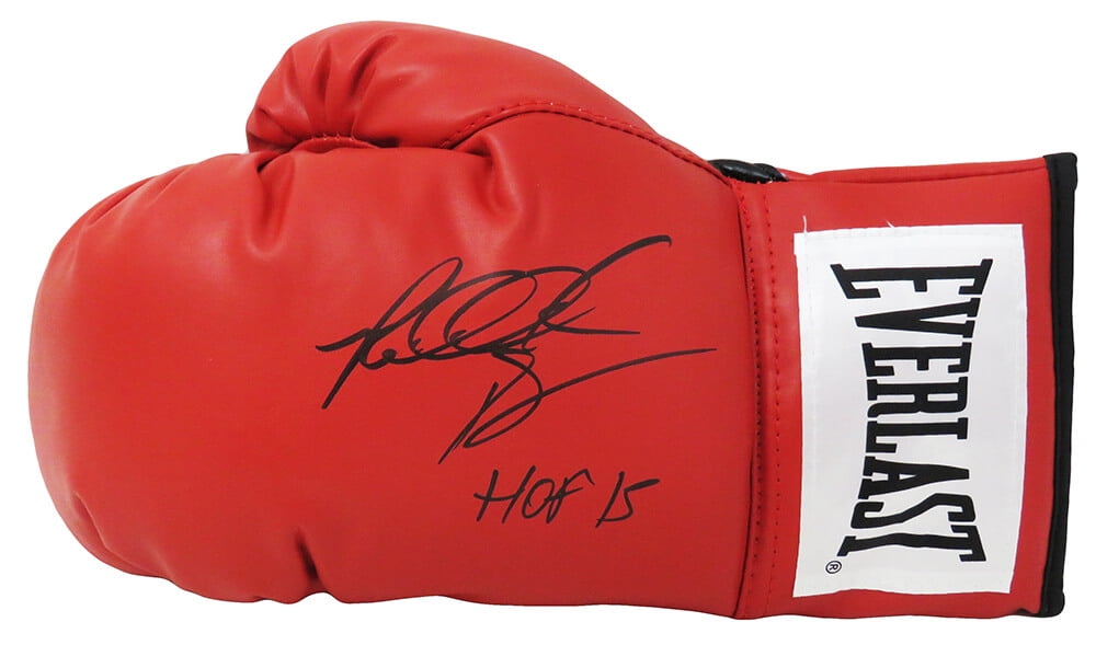 Riddick Bowe Signed Everlast Red Boxing Glove w/HOF'15 - Walmart.com