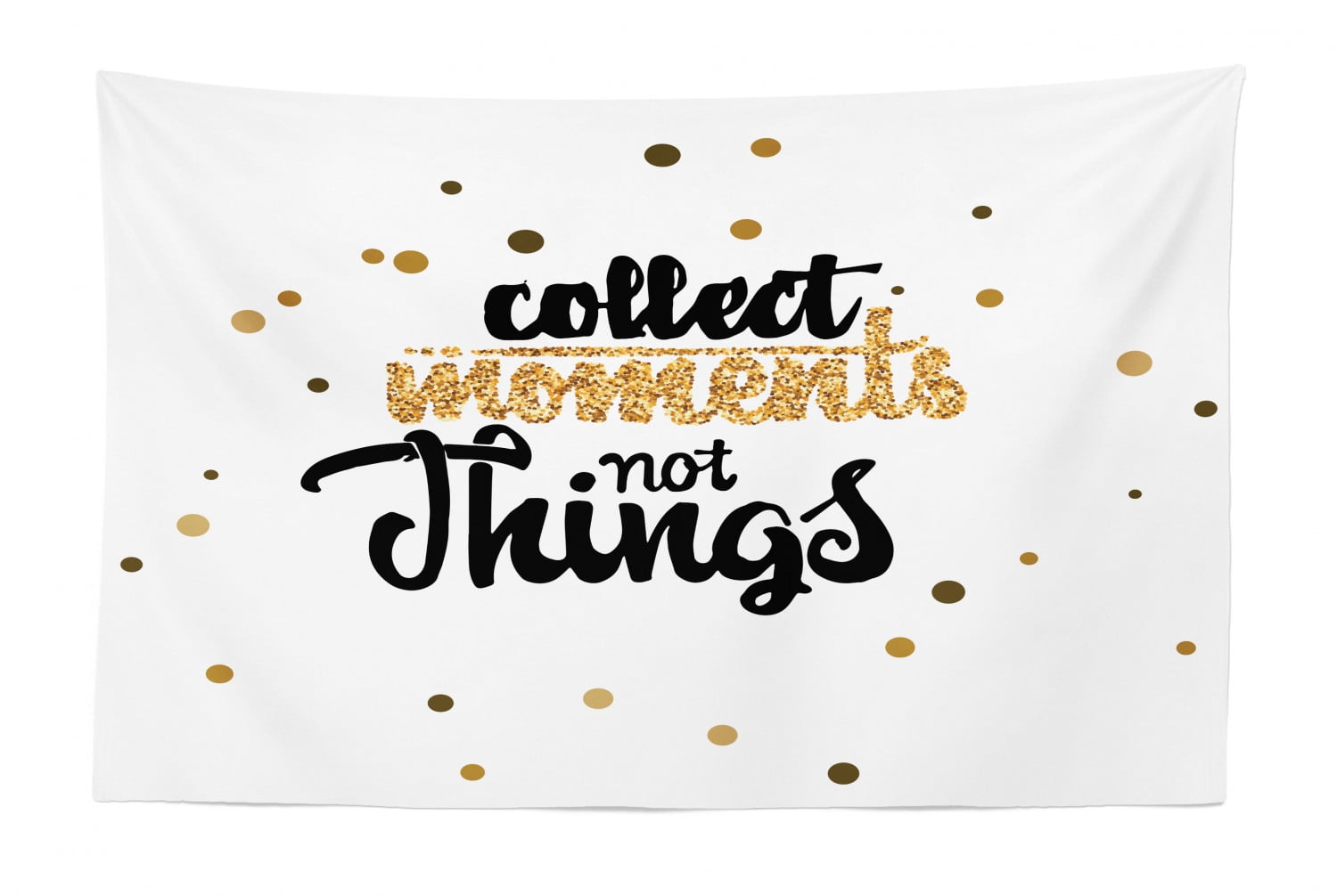 Saying Tapestry, Typographic Watercolor Effect Stains Splashes Modern ...