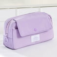WNFJR Multifunctional Transparent Pencil Case: Spacious Stationery Bag ...
