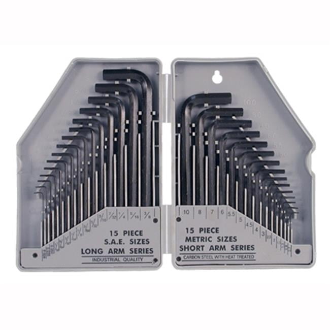 Big Roc Tools HK30 H.D. 30Pcs Crv Comb. Hex Key- 2 x 13 in. - Walmart.com