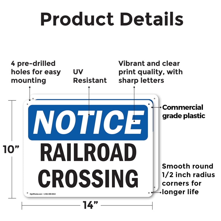 Printable Railroad Signs