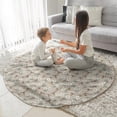 47 Inch Round Flannel Blanket for Adults & Kids, Soft, Cozy ...