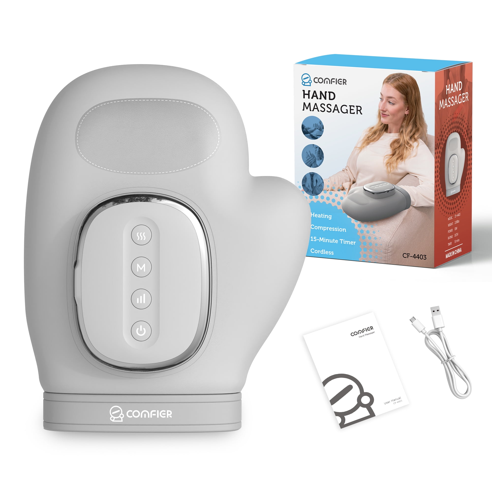 Click here for Comfier Upgrade Cordless Hand Massager With Heat... prices