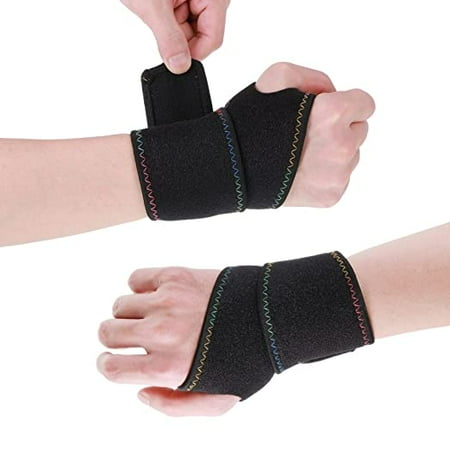2 Pieces Adjustable Wristband Hand Wrist Support Weight Tunnel Splint ...