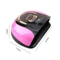 AIRKOUL 256W Nail Dryer LED Lamp UV Light Polish Gel Curing Machine ...