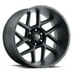 20" Vision Off-Road 360 Sliver Satin Black Wheel 20x12 6x5.5 Lifted Rim ...