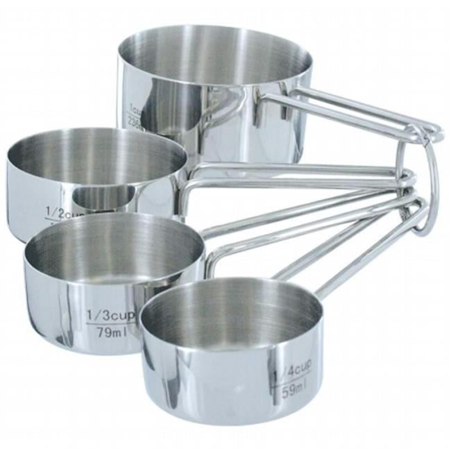 Chefs Secret T304 Stainless Steel 4pc Measuring Cup Set | Walmart Canada