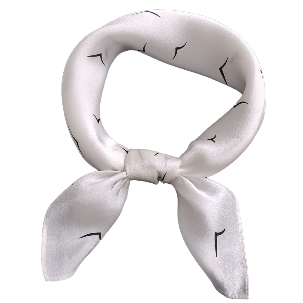 Silk feel scarf Medium size square satin scarf for ladies - Walmart.com