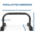 Yes4All Solid Steel Parallettes, Pair - Walmart.com