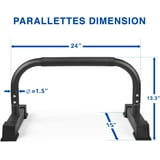 Yes4All Solid Steel Parallettes, Pair - Walmart.com