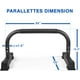 Yes4All Solid Steel Parallettes, Pair - Walmart.com