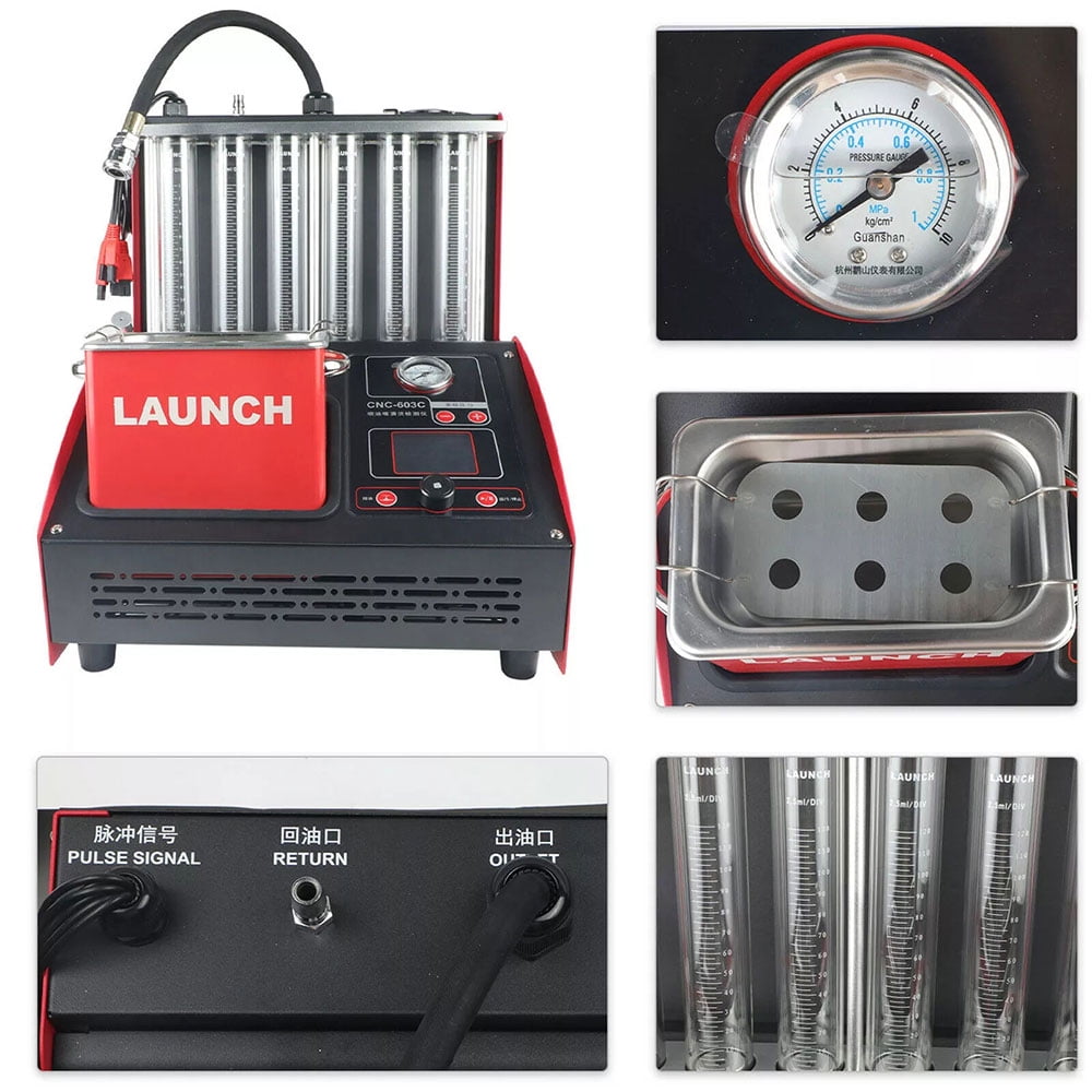 LAUNCH CNC 603A Injector Cleaner & Tester - Fuel Injector Cleaning ...