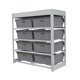 King's Rack Bin Rack Boltless Steel Storage System Organizer w/ 8 ...