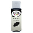 6 Pack, Black, Rust-Oleum Testors Craft Matte Acrylic Paint- 292421A, 2 ...