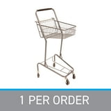 SSWBasics Mini Grocery Trolley - Utility Shopping Cart with 100 Pound ...