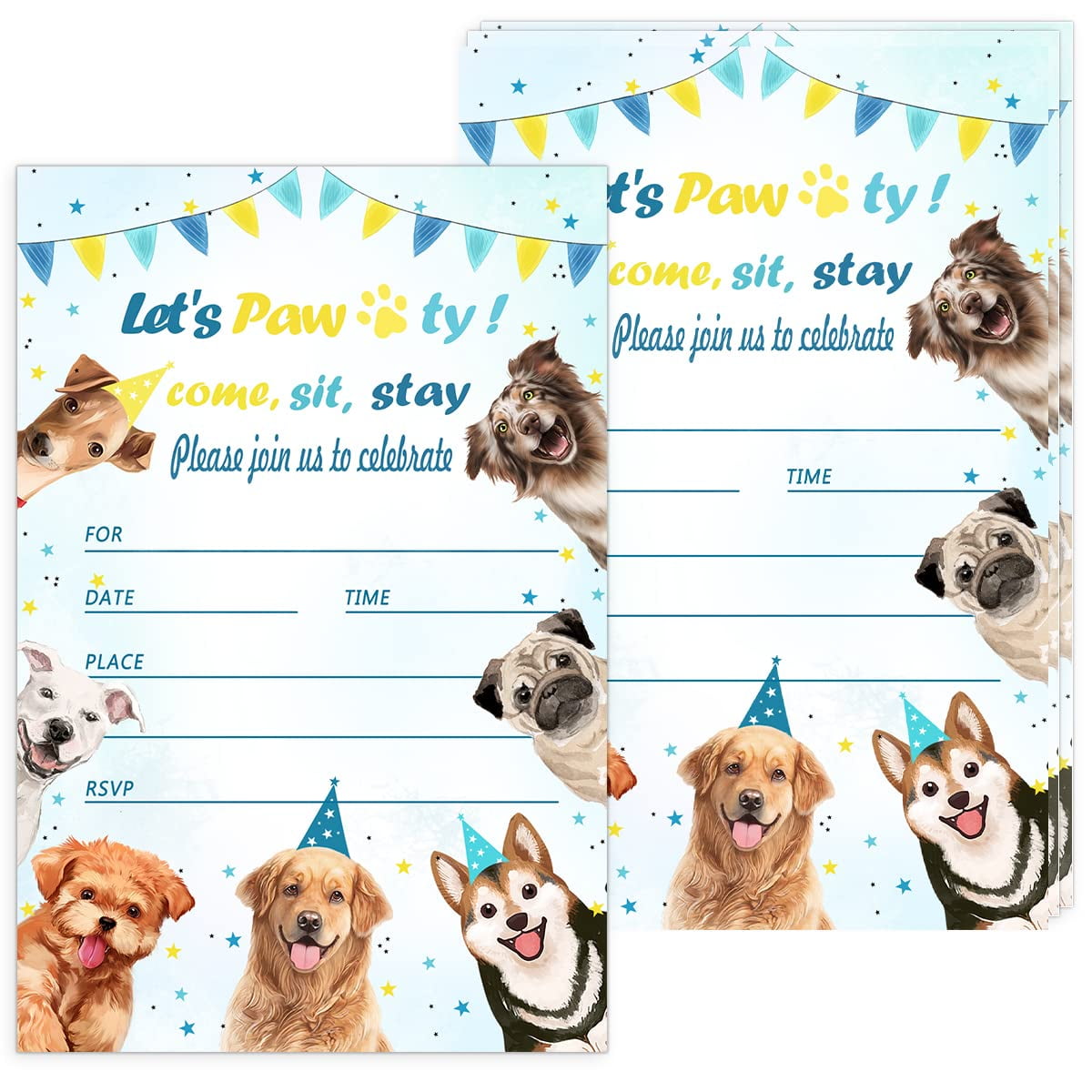 Dog Birthday Party Invitations
