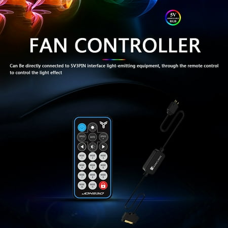 Jinveno Jonsbo AURA RGB Fan Controller Lighting Adjustable 5V 3Pin SATA ...