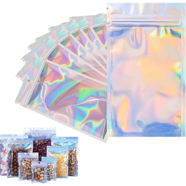 Limei 3 94x5 91 inch 100PCS Resealable Smell Proof Bags Foil Pouch ...