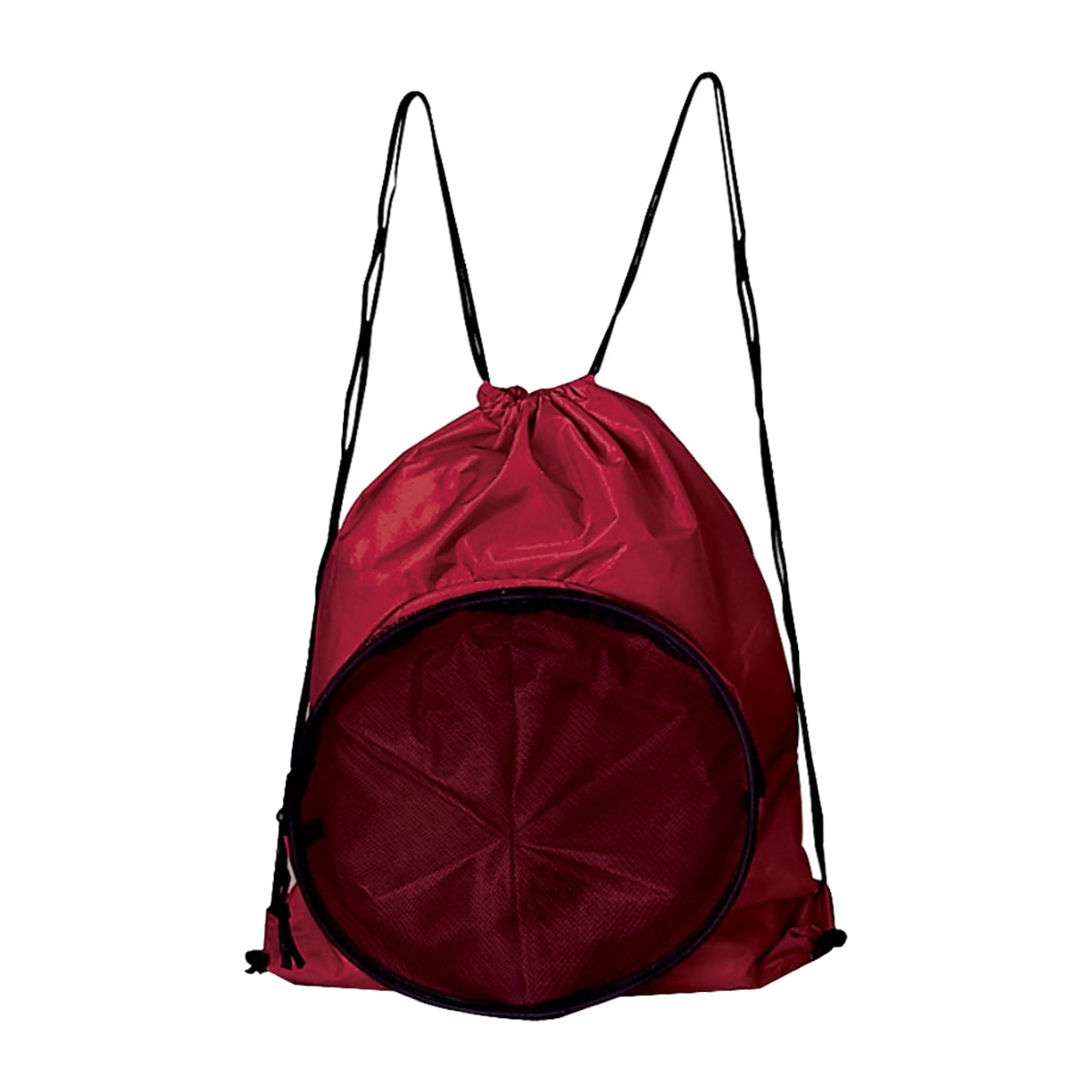 Burgundy Sport Ball Mesh Drawstring Cinch Pack - Walmart.com