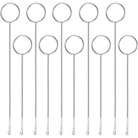 10 PCS Sewing Loop Turner Hook, Stainless Steel Loop Turner, 2 Sizes ...