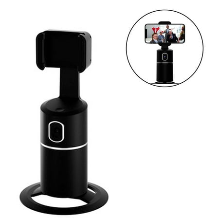 Auto Tracking Phone Holder,360° Rotation Face Body Track Mount ...