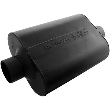 Flowmaster 842515 Super 10 Muffler 409S - 2.50 Center In / 2.50 Center Out - Aggressive Sound ...