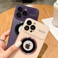 Logo View Glass Camera Protection Magnetic Case for iPhone, Compatible ...