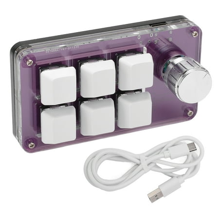 One Handed Mechanical Keyboard Multifunction Mini Gaming Keypad ...