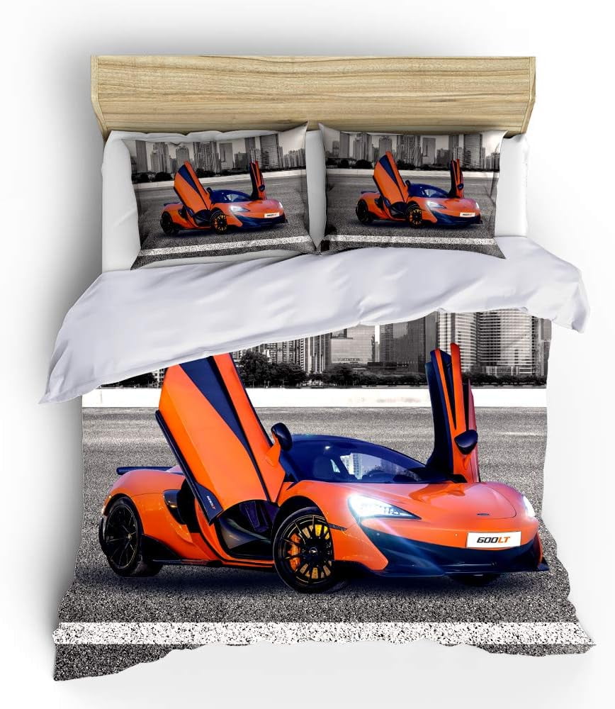 Vichonne Sports Car Comforter Sets Full Size, Kids Boys Racing Car ...