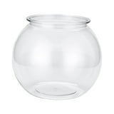 Round Vase Transparent Aquatic Aquarium DIY Fish Tank for Tree Office ...