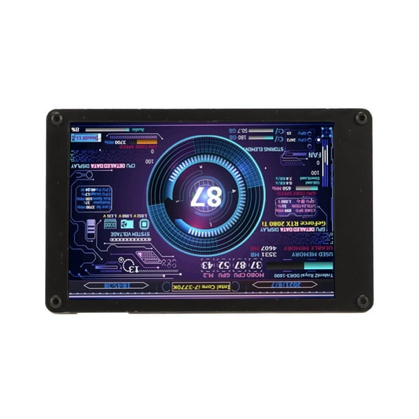 Monitor de temperatura de computadora de 3,5 pulgadas Editor de temas ...