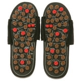 Deluxe Comfort Womens Slip-On Acupressure Reflexology Sandals, Size 6-7 ...