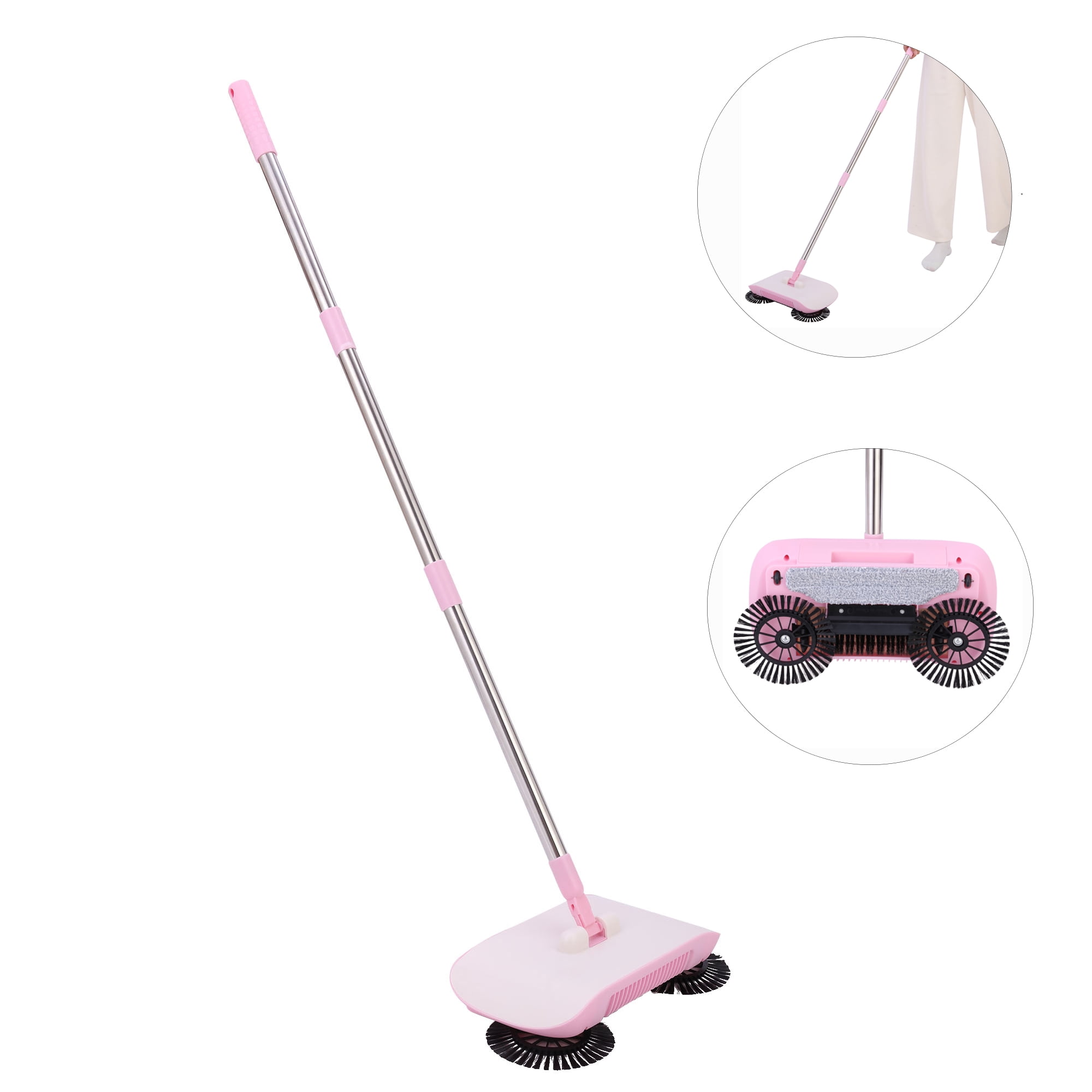 SHCKE 3 in 1 Household Lazy Hand Push Sweeper 360 Degree Rotating ...