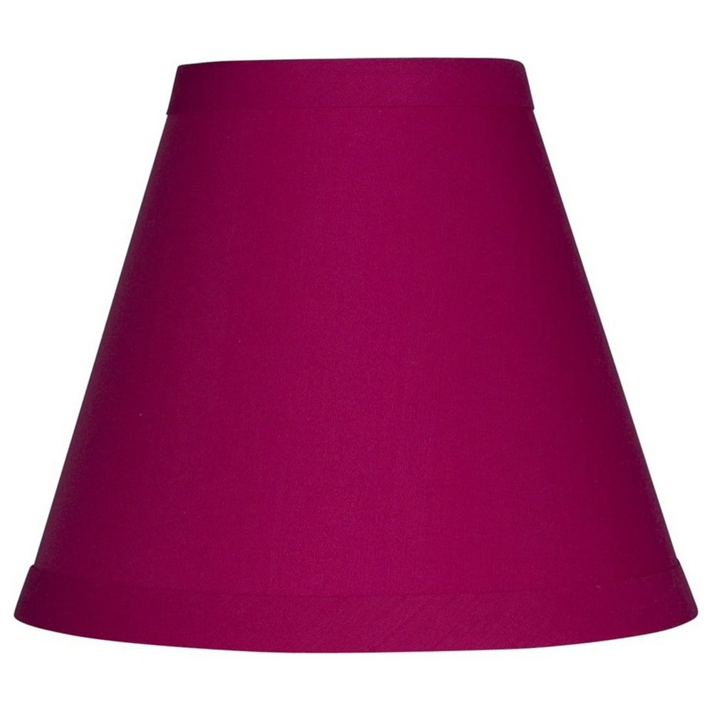 Urbanest Fuchsia Cotton Chandelier Lamp Shade, 3x6x5" - Walmart.com ...