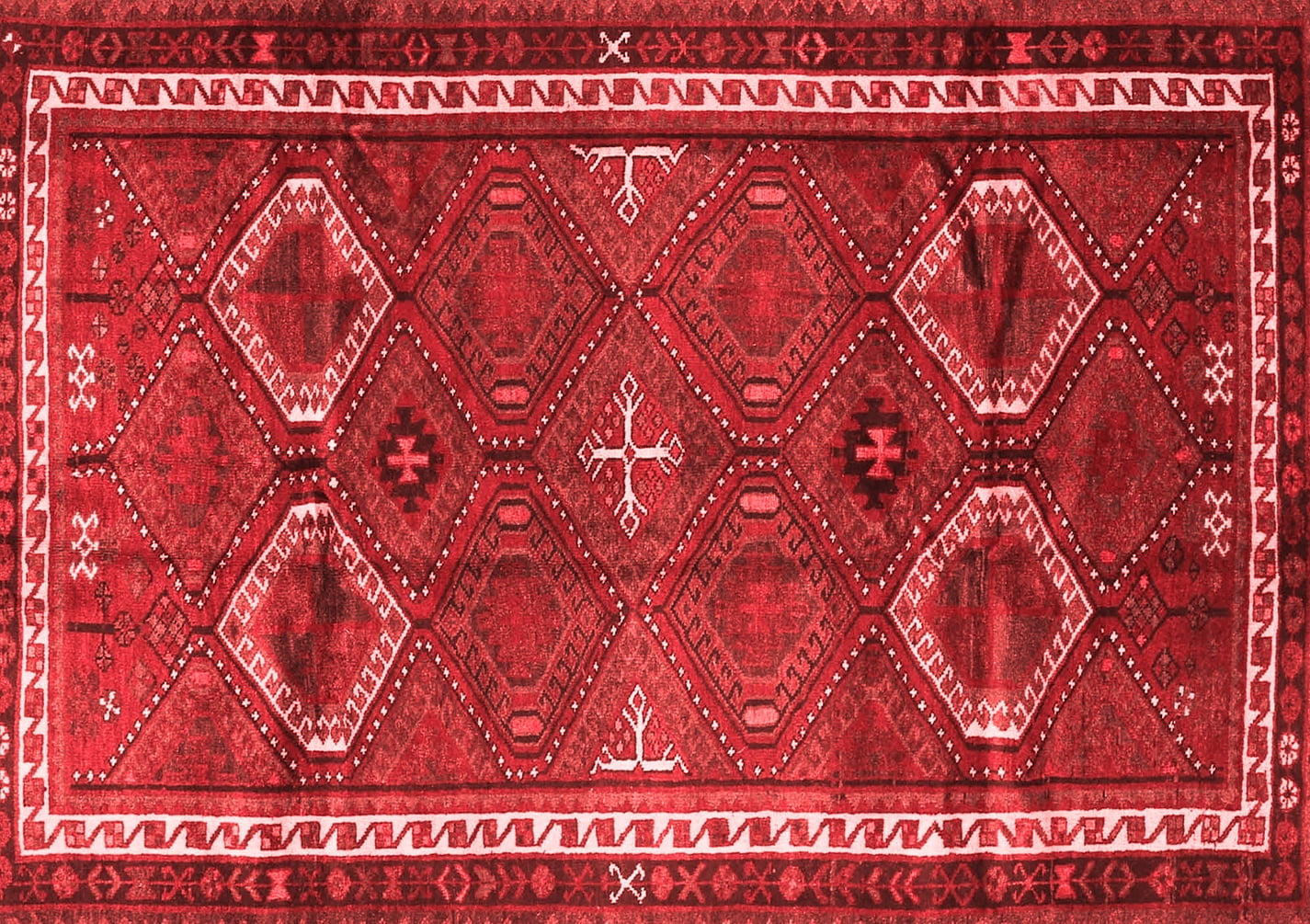 Ahgly Company Indoor Rectangle Persian Red Traditional Area Rugs, 2' x ...