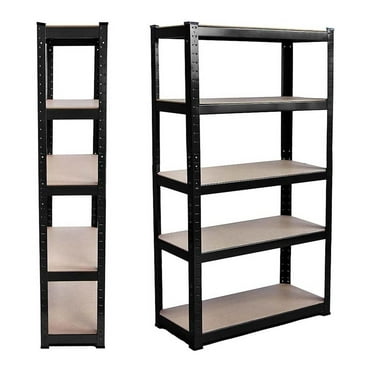 SalonMore 5 Tier Garage Shelving Storage Rack, 35"W x 18"D x 71"H Heavy ...