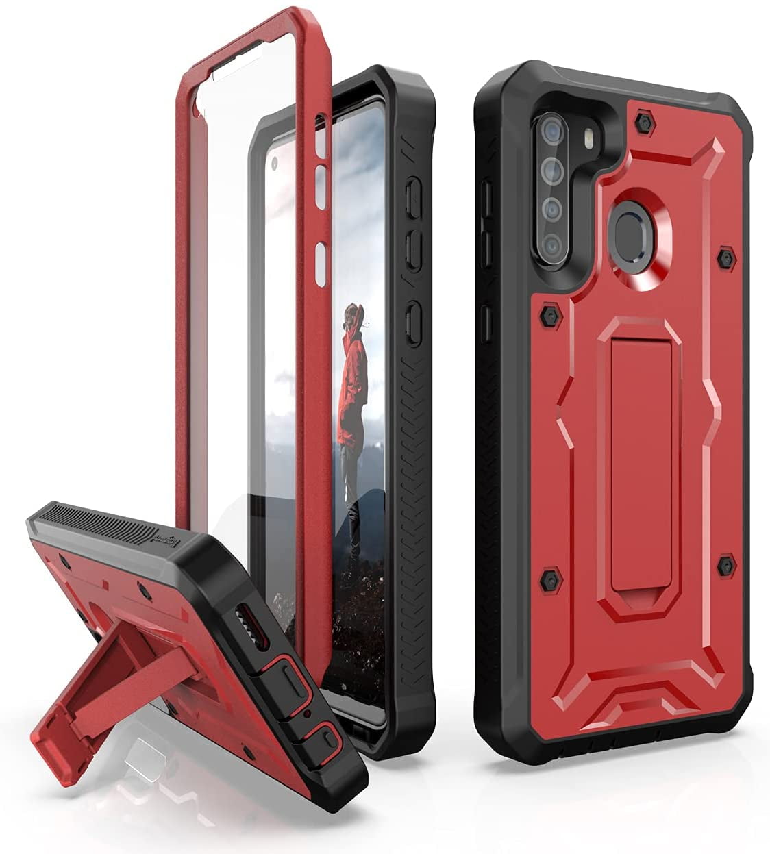 ArmadilloTek Vanguard Compatible with Samsung Galaxy A21 Case Military ...