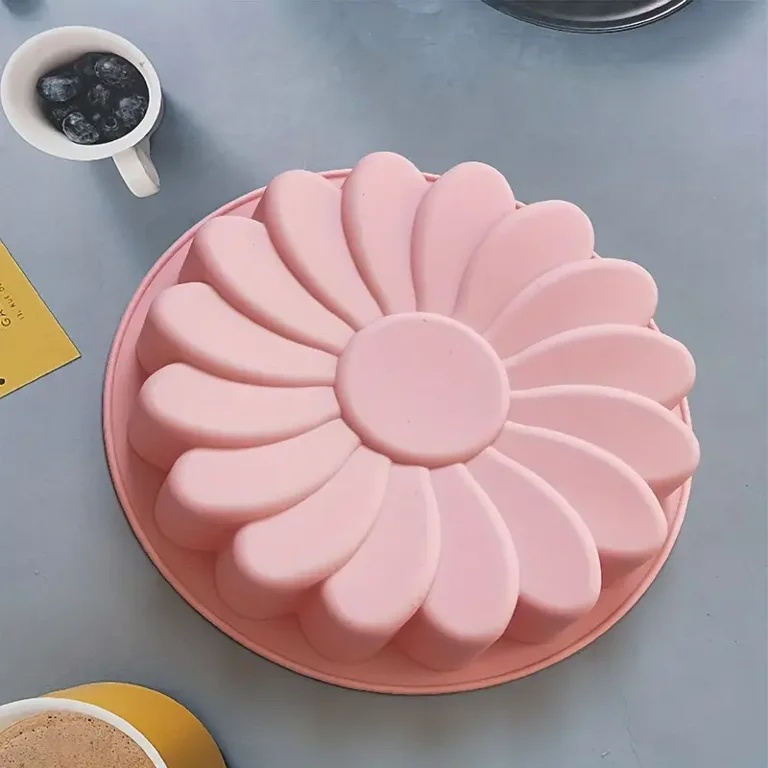 1pc Flower Shape Cake Pan 9 Sunflower Shape Non Stick Baking Cake Mold Silicone Baking Pan Oven Accessories Baking Tools Kitchen Gadgets