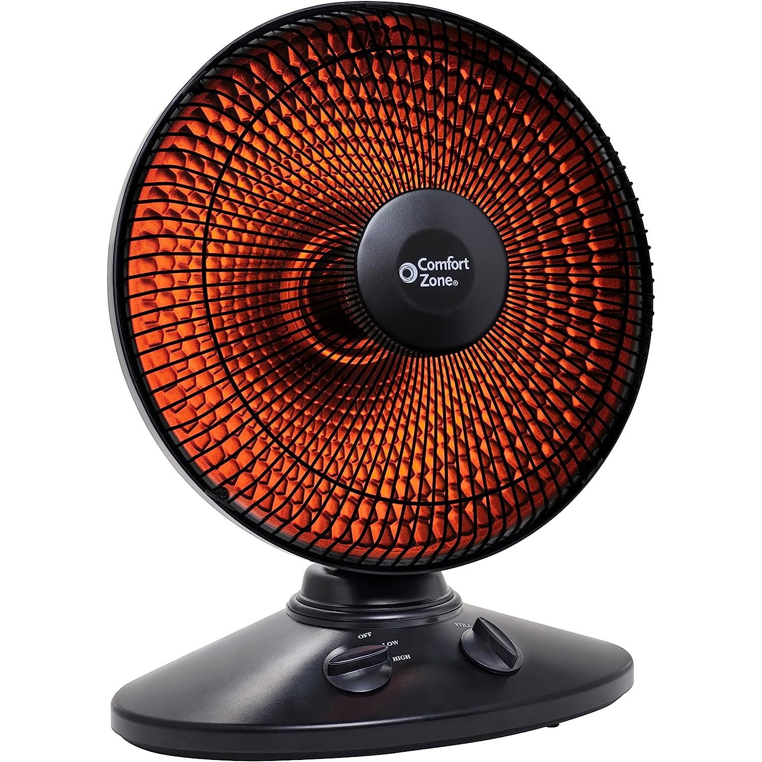Bilot CZ998 700/1,000-Watt Oscillating Parabolic Radiant Dish Heater ...