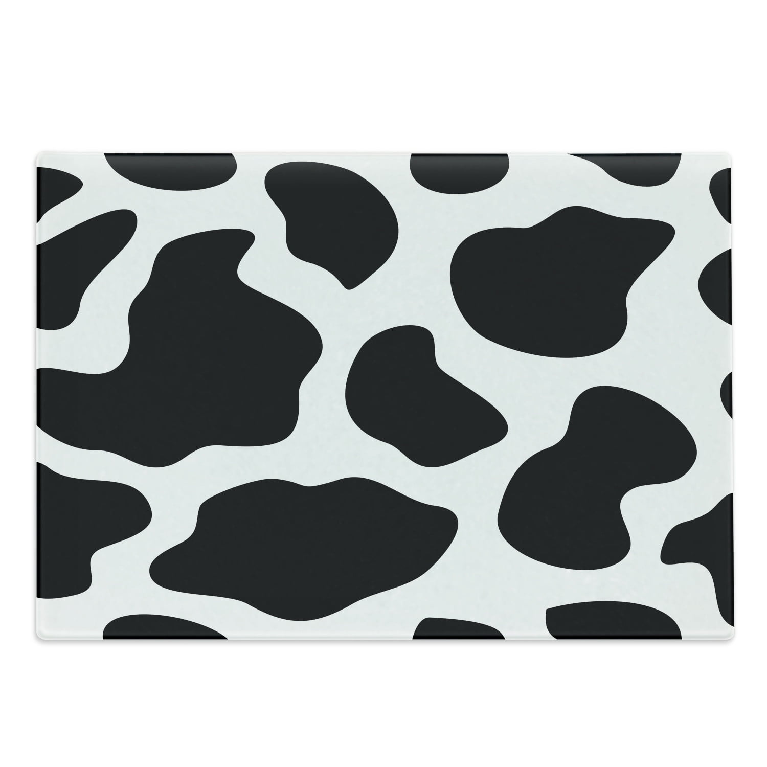 Cow Print Cutting Board, Hide of an Animal Dark Shade Spots Abstract ...