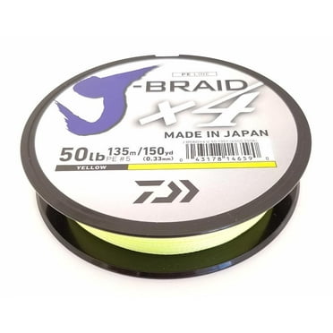 DAIWA J BRAID 4 STRAND 15lb - Walmart.com