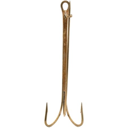 Mustad Double Live Bait/Liver Hook with Safety Pin - Bronze 2, Multi ...