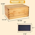BeeCastle 8 Frame Deep Bee Hive Box, Langstroth Beehive Box Dipped in ...