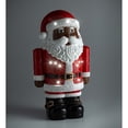 Evergreen 18.5" LED Resin Statue, African American Santa- Indoor ...