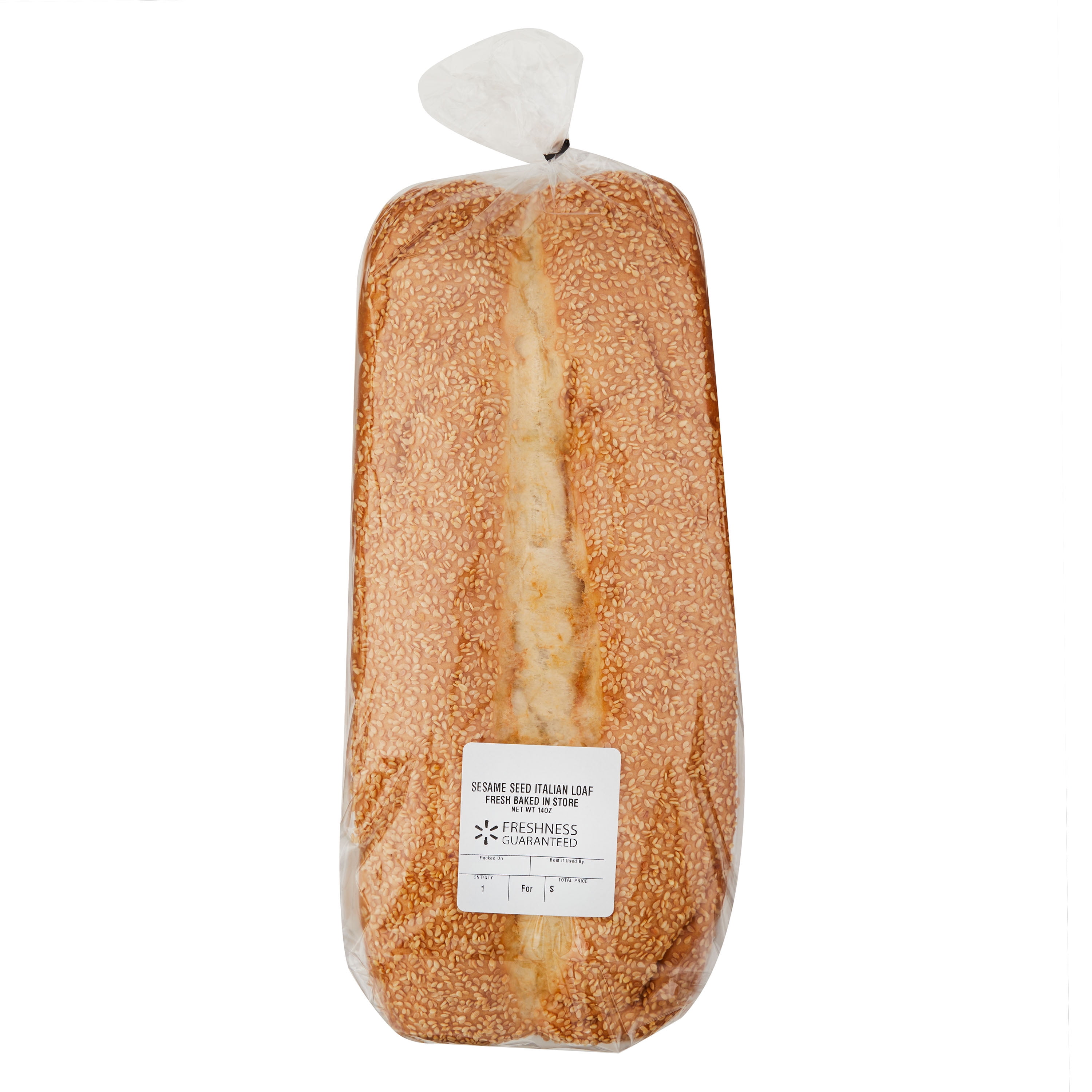 Freshness Guaranteed Sesame Seed Italian Loaf, 14 oz - Walmart.com