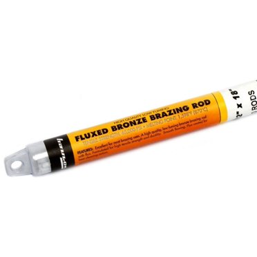 Forney 1/8 in. Dia. x 18 in. L Bronze Brazing/Welding Rods 65000 psi 10 ...